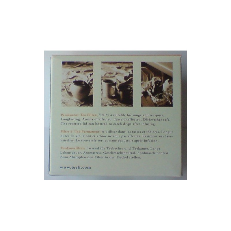 teeli best® M, permanent tea filter made of stainless steel