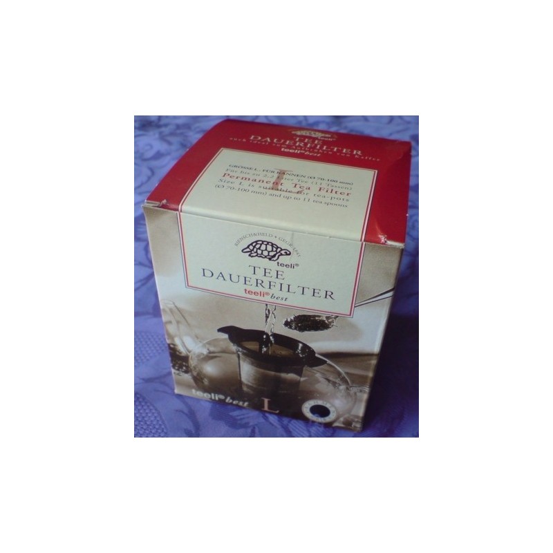 teeli best® L, permanent tea filter made of stainless steel